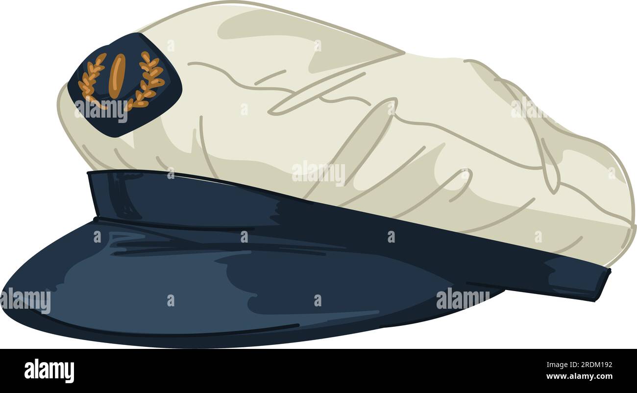 Hat designed in marine or nautical style vector Stock Vector Image ...