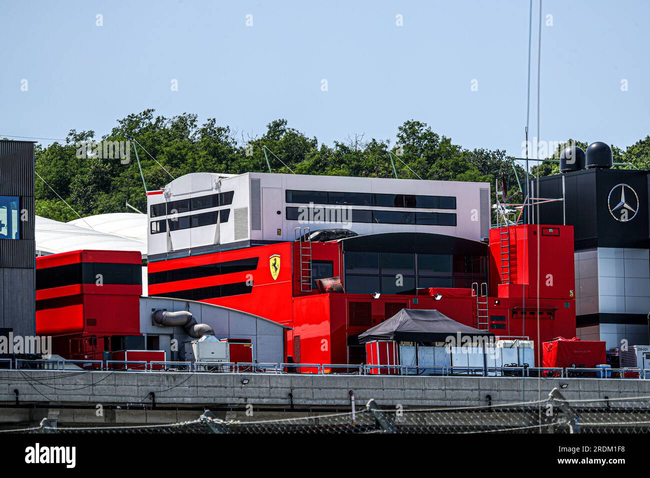 Scuderia Ferrari hospitality during Free Practice 3, Saturday Jul 22th ...