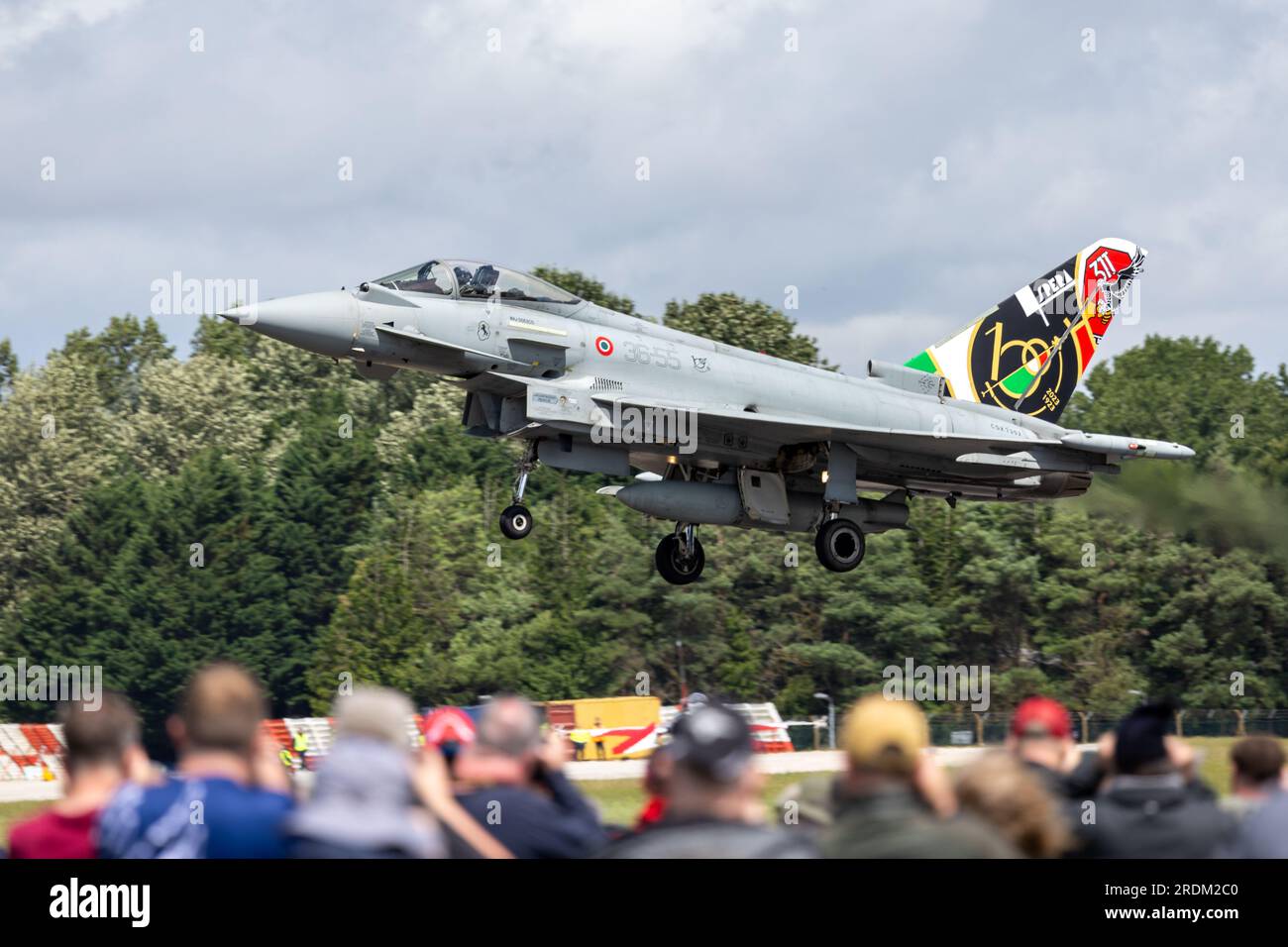 Italian Air Force - Eurofighter F-2000A Typhoon, with a special tail ...
