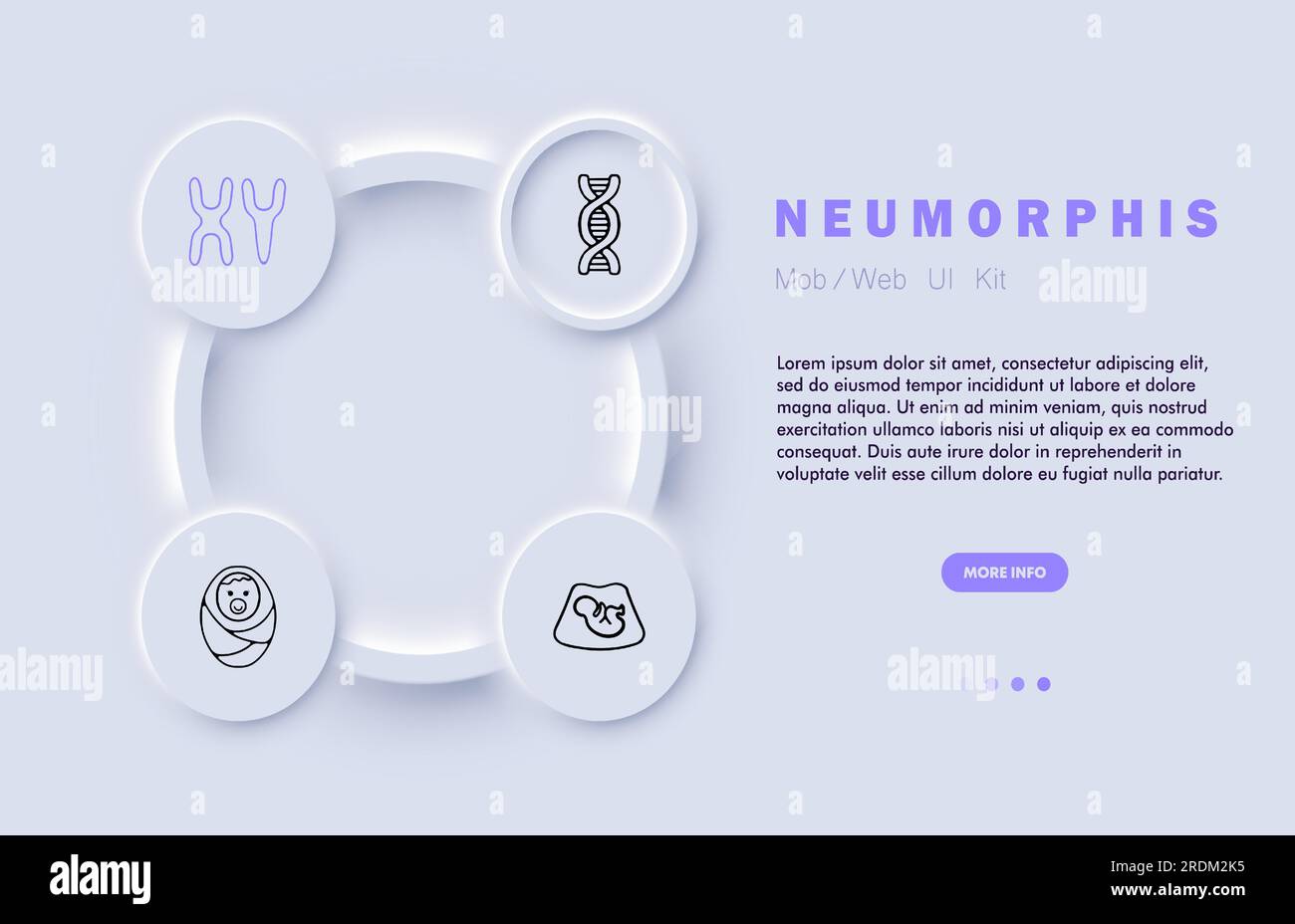 Motherhood line icon. Chromosomes x and y, dna, child, maternal womb ...