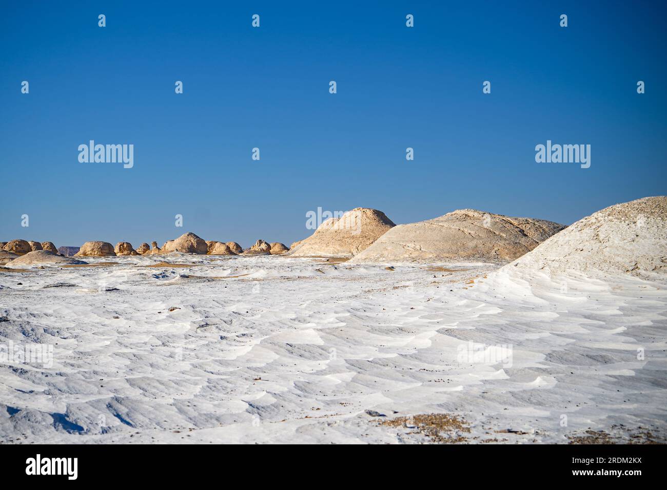 Once as a seabed million years ago, the White Desert in Egypt is now ...