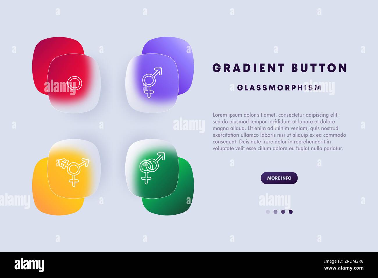 Gender identity line icon. Biological gender, self-identification, self ...