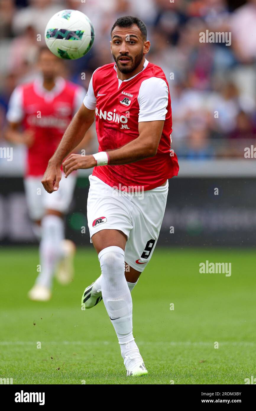 BRUGES - Vangelis Pavlidis of AZ Alkmaar during the friendly match ...