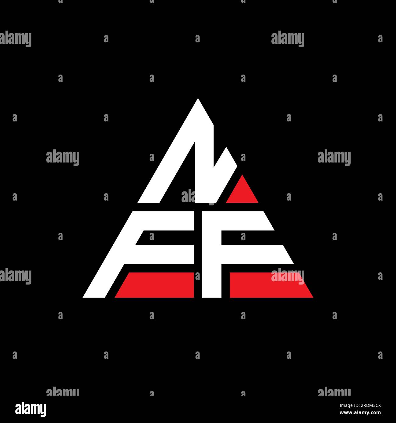 NFF triangle letter logo design with triangle shape. NFF triangle logo ... NFF triangle letter logo design with triangle shape. NFF triangle logo ...