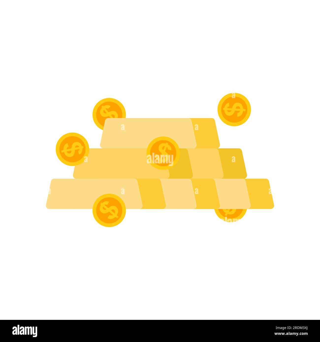 Gold bars stack Stock Vector Images - Alamy