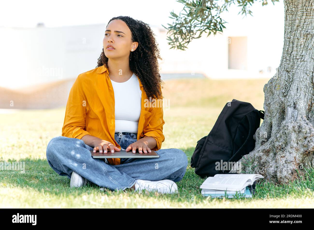 Teenager college anxious hi-res stock photography and images - Alamy