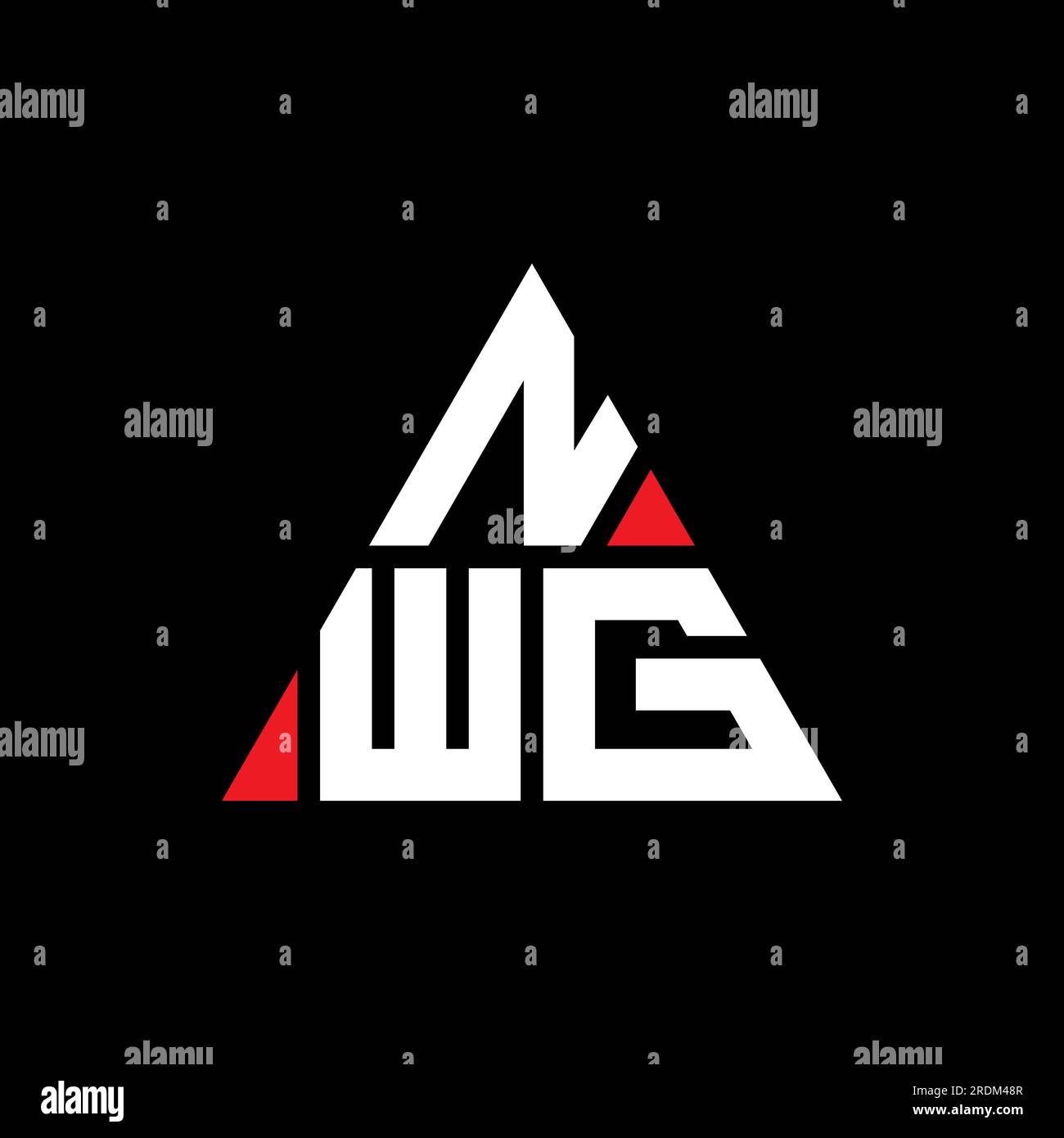 Nwg monogram Stock Vector Images - Alamy