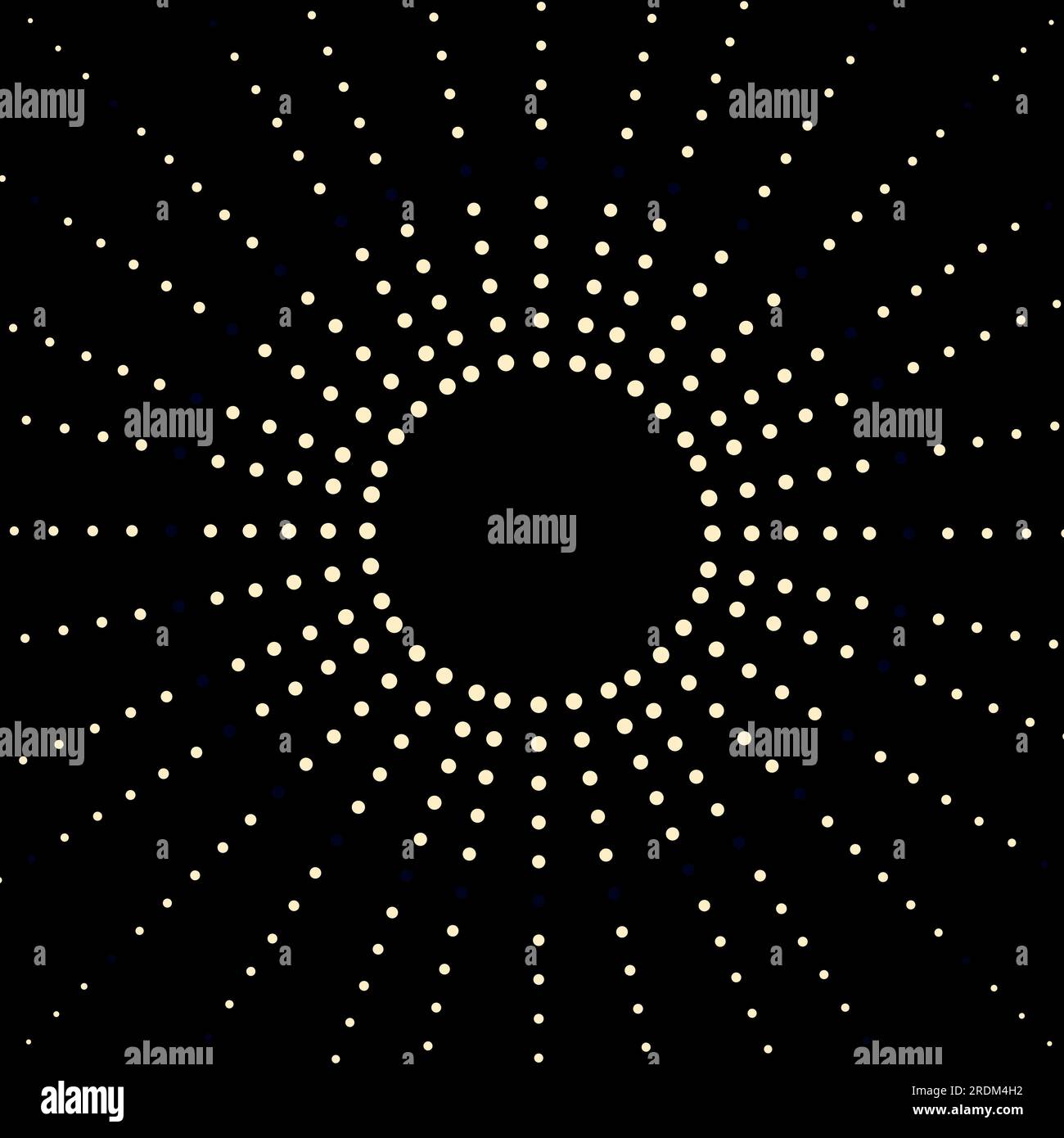 Concentric Circular Background With Dots Halftone Circle Dots Texture
