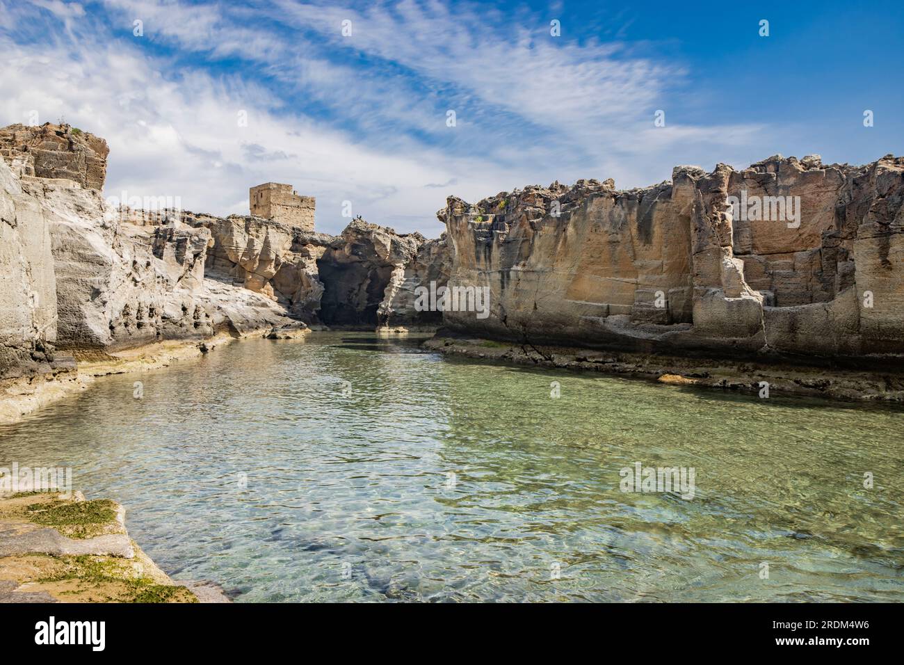 The amazing natural pools of Marina Serra, in Puglia, Salento, Tricase ...