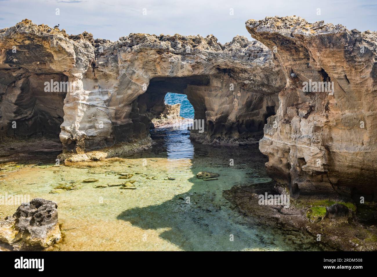 The amazing natural pools of Marina Serra, in Puglia, Salento, Tricase ...