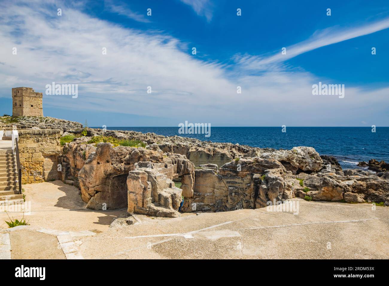 The amazing natural pools of Marina Serra, in Puglia, Salento, Tricase ...
