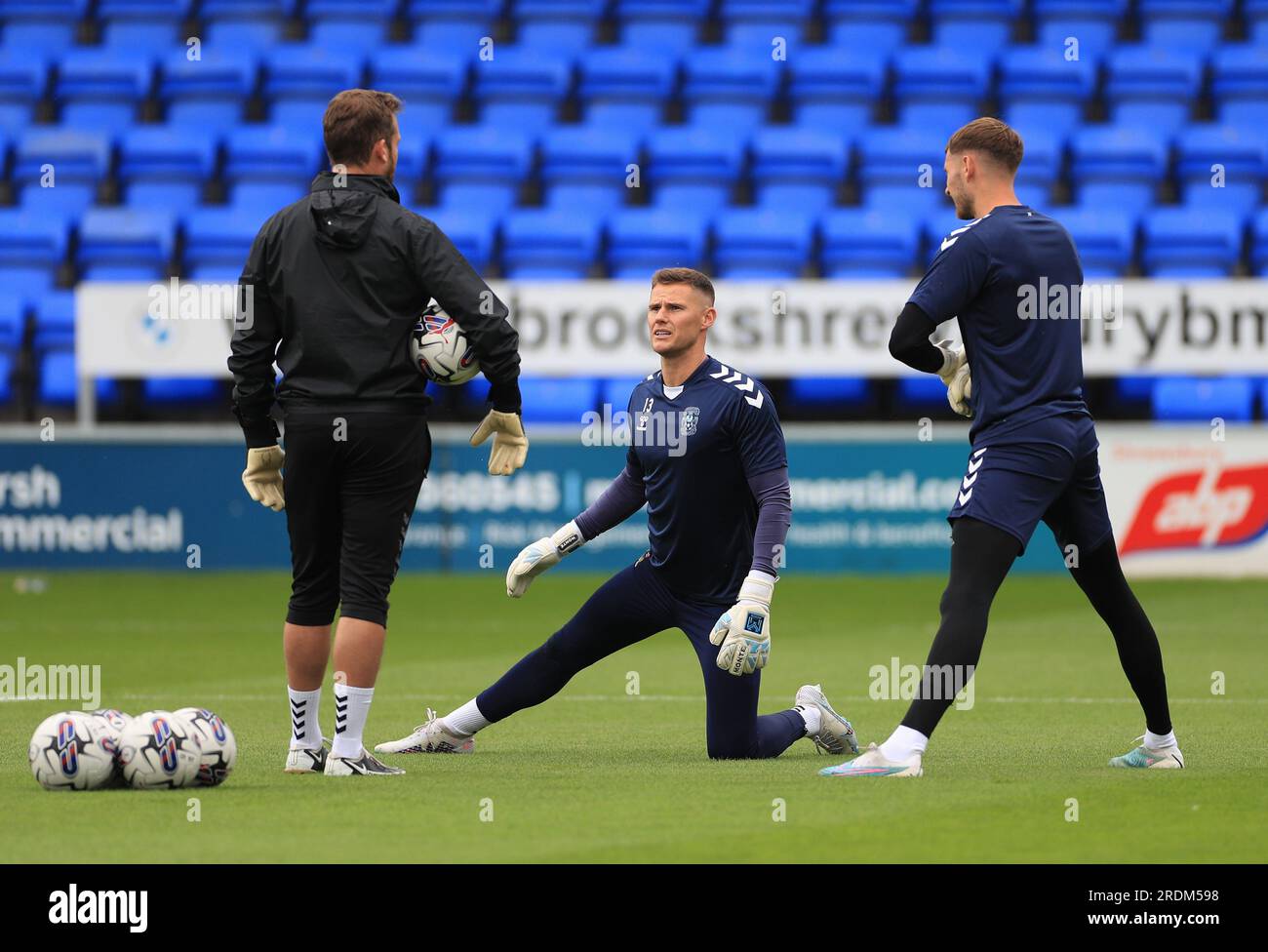 Coventry City goalkeeper Ben Wilson before the pre-season friendly ...