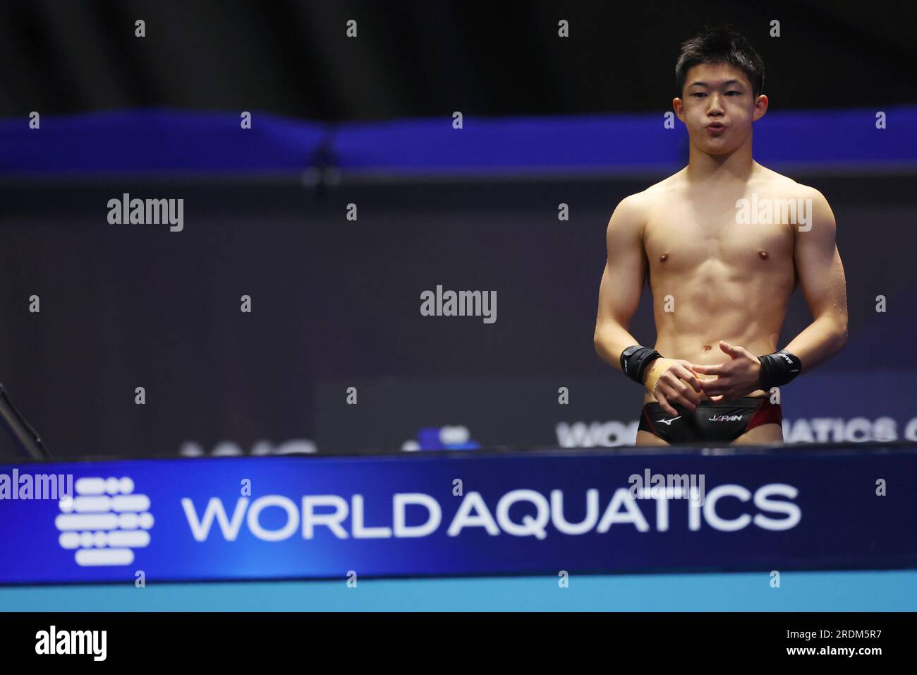 Fukuoka, Japan. 22nd July, 2023. Rikuto Tamai (JPN) Diving : World ...