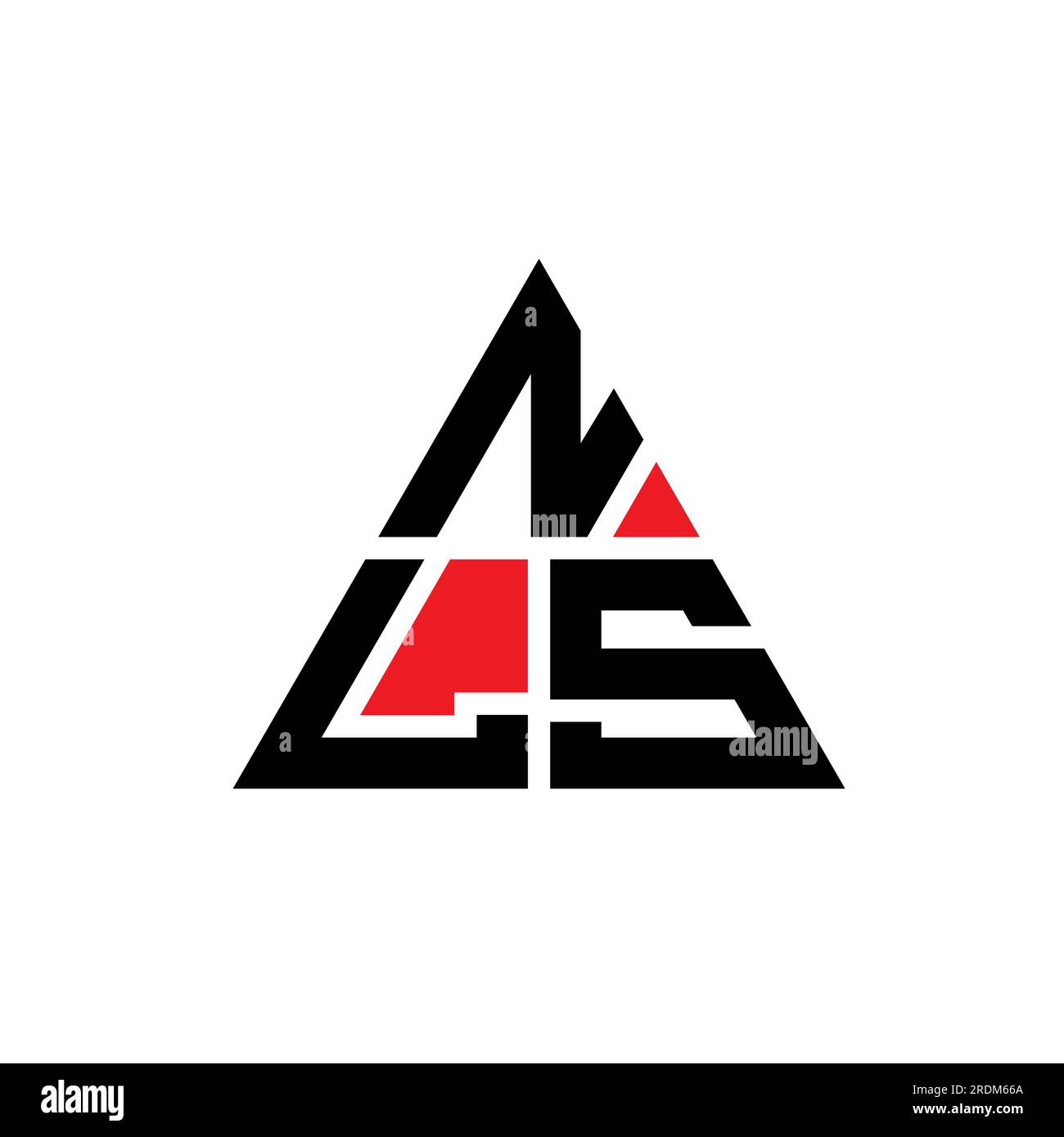 NLS triangle letter logo design with triangle shape. NLS triangle logo ... NLS triangle letter logo design with triangle shape. NLS triangle logo ...