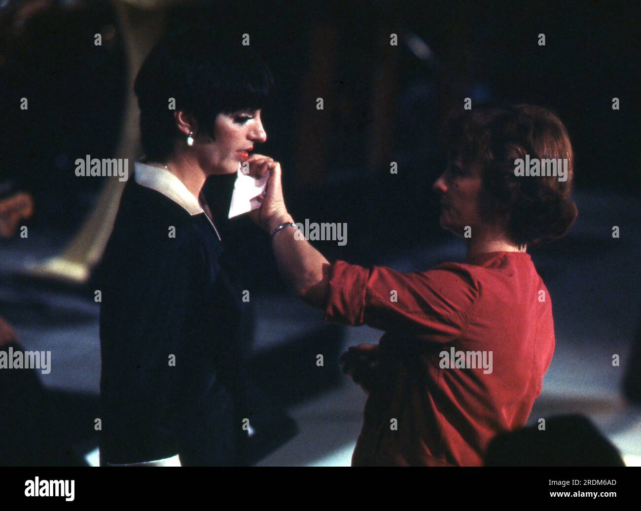 Liza Minnelli, American actress, singer, dancer, during a TV ...
