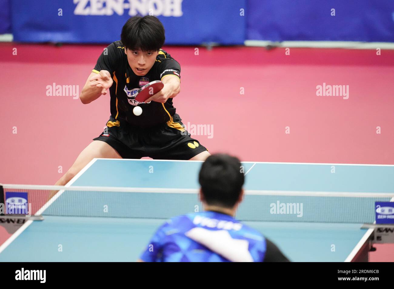 Tokyo, Japan. 22nd July, 2023. Hiroto Shinozuka Table Tennis : 2023 ZEN-NOH Cup Tokyo Men's ...