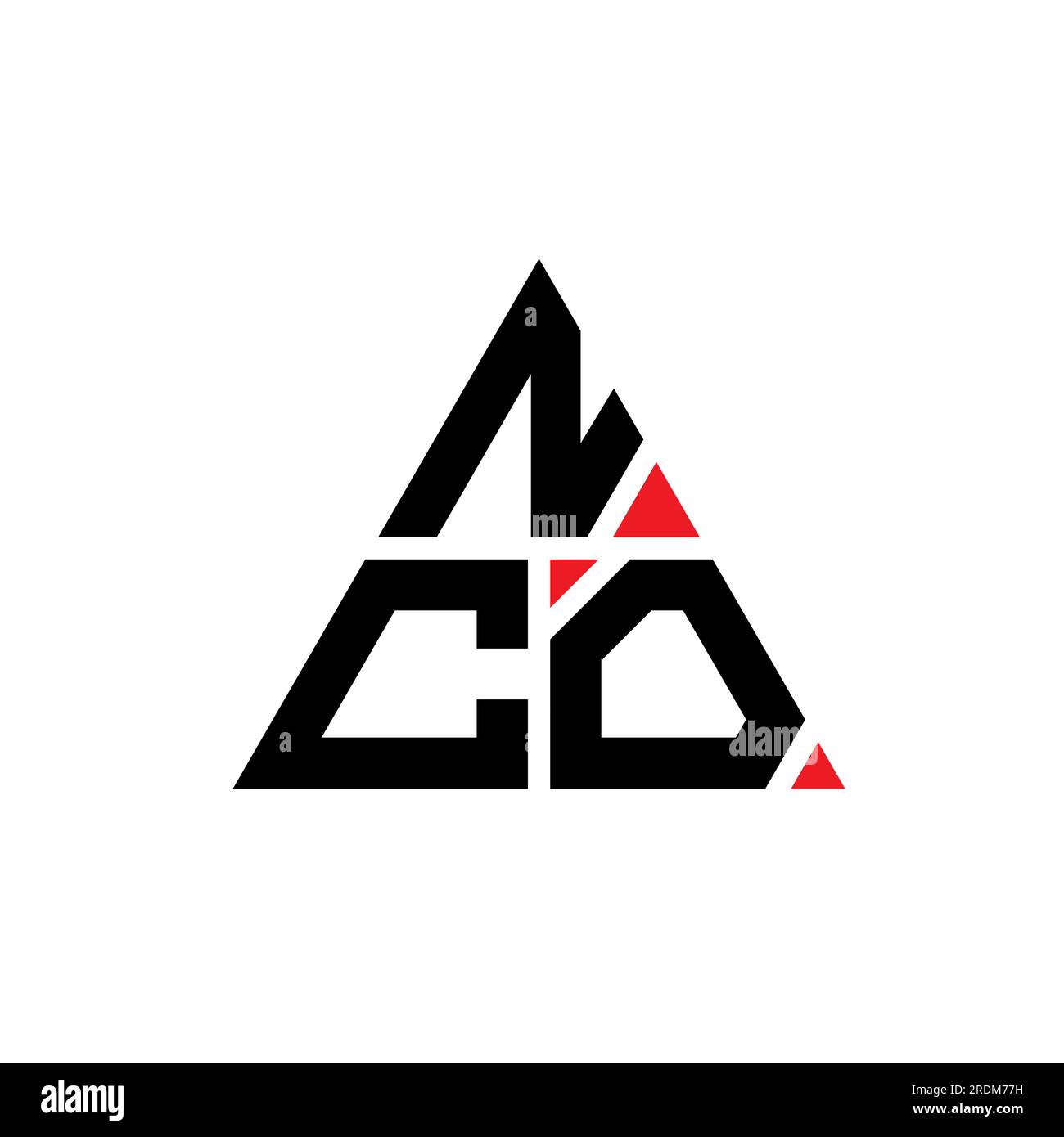 Nco triangular Stock Vector Images - Alamy
