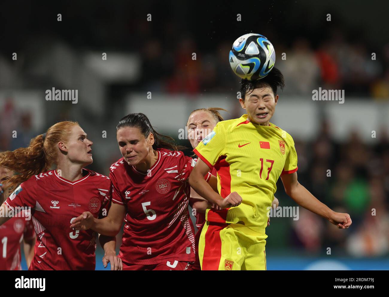Perth, Australia. 22nd July, 2023. Wu Chengshu (1st R) of China vies ...