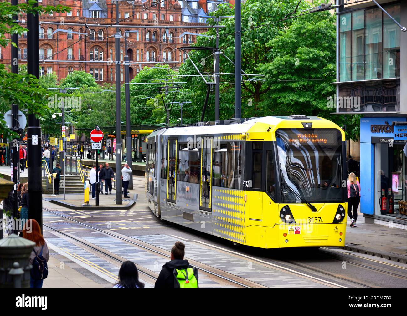 Manchester city centre Stock Photo - Alamy