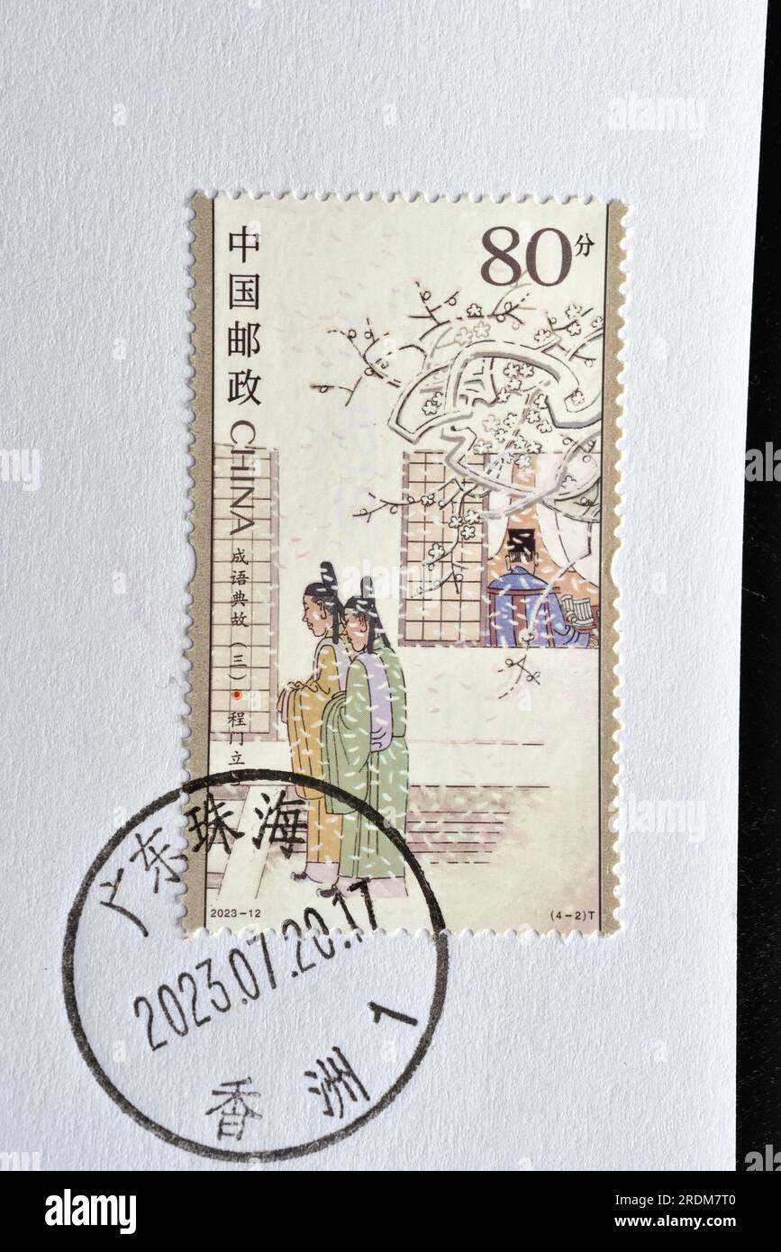 CHINA - CIRCA 2023: A stamps printed in China shows 2023-12 Stories of ...