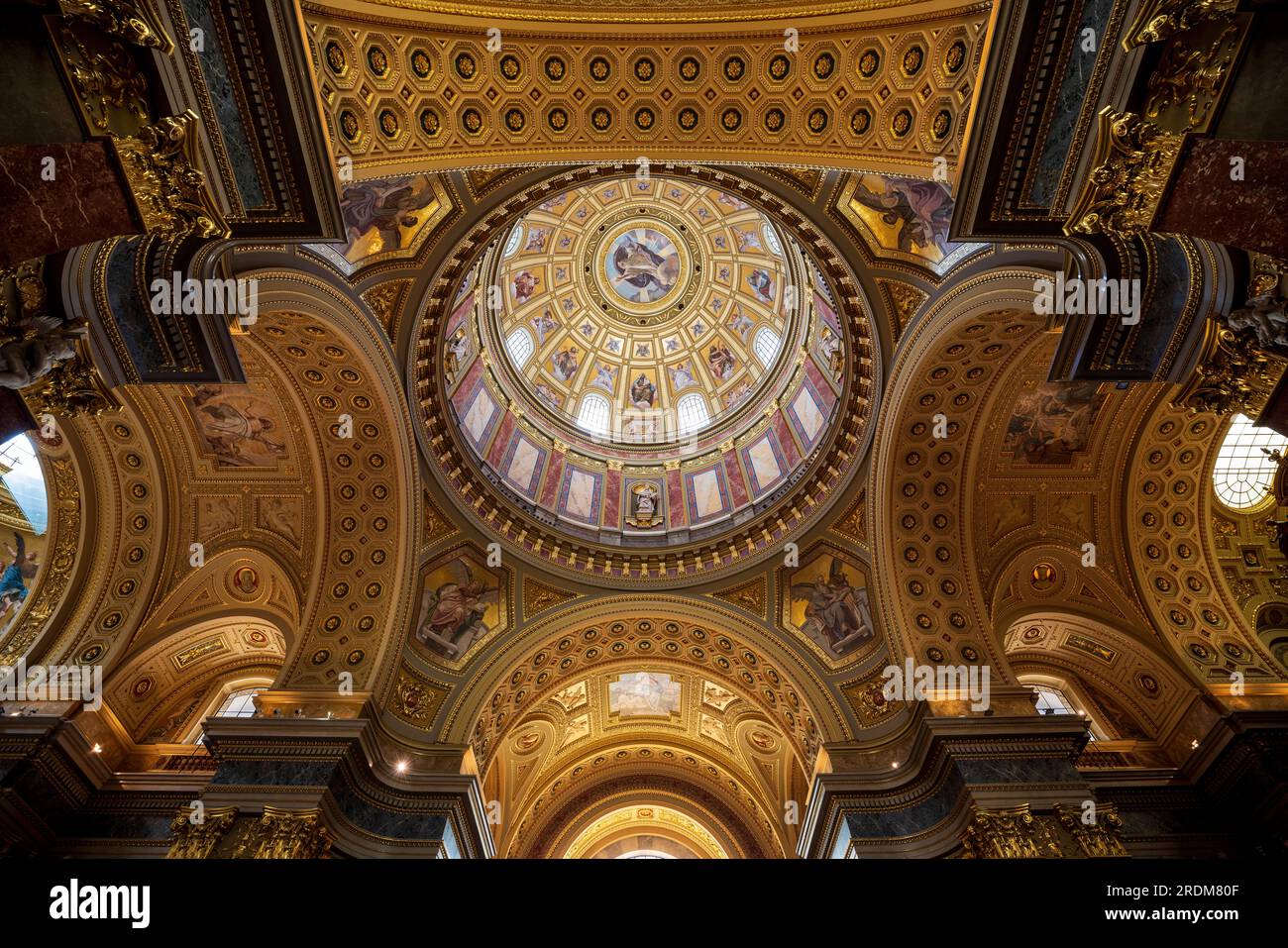 The ceiling of St Stephen’s Basilica, Budapest, Hungary Stock Photo - Alamy