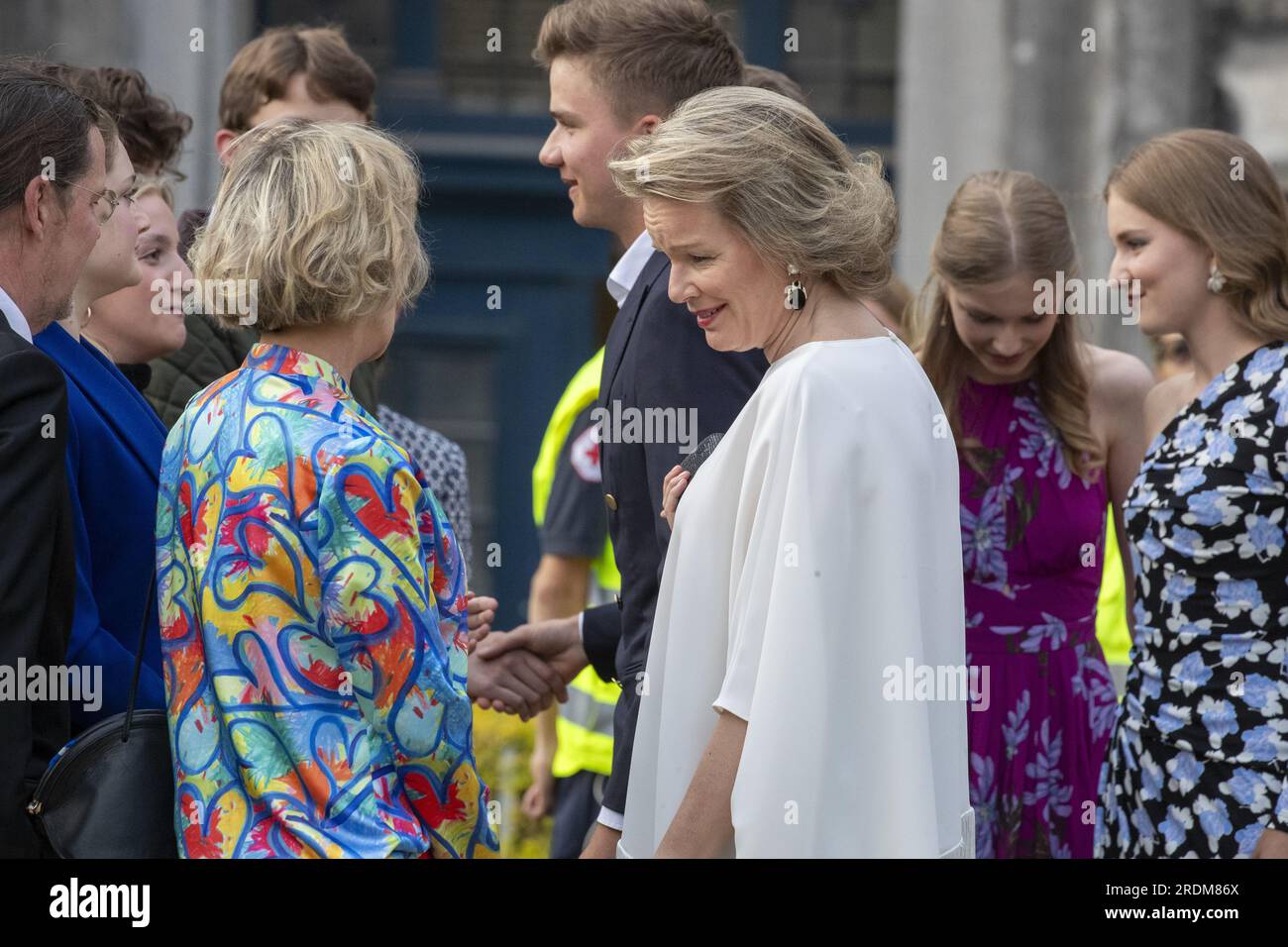 Princess elisabeth of belgium national day celebrates hi-res stock ...