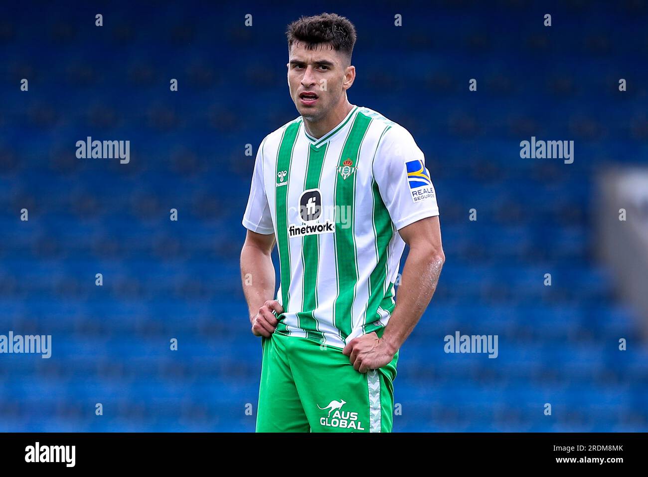 Marc Roca of Real Betis (on loan from Leeds United) during the Pre ...