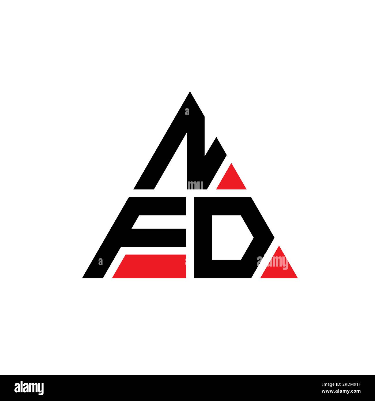 NFD triangle letter logo design with triangle shape. NFD triangle logo ... NFD triangle letter logo design with triangle shape. NFD triangle logo ...