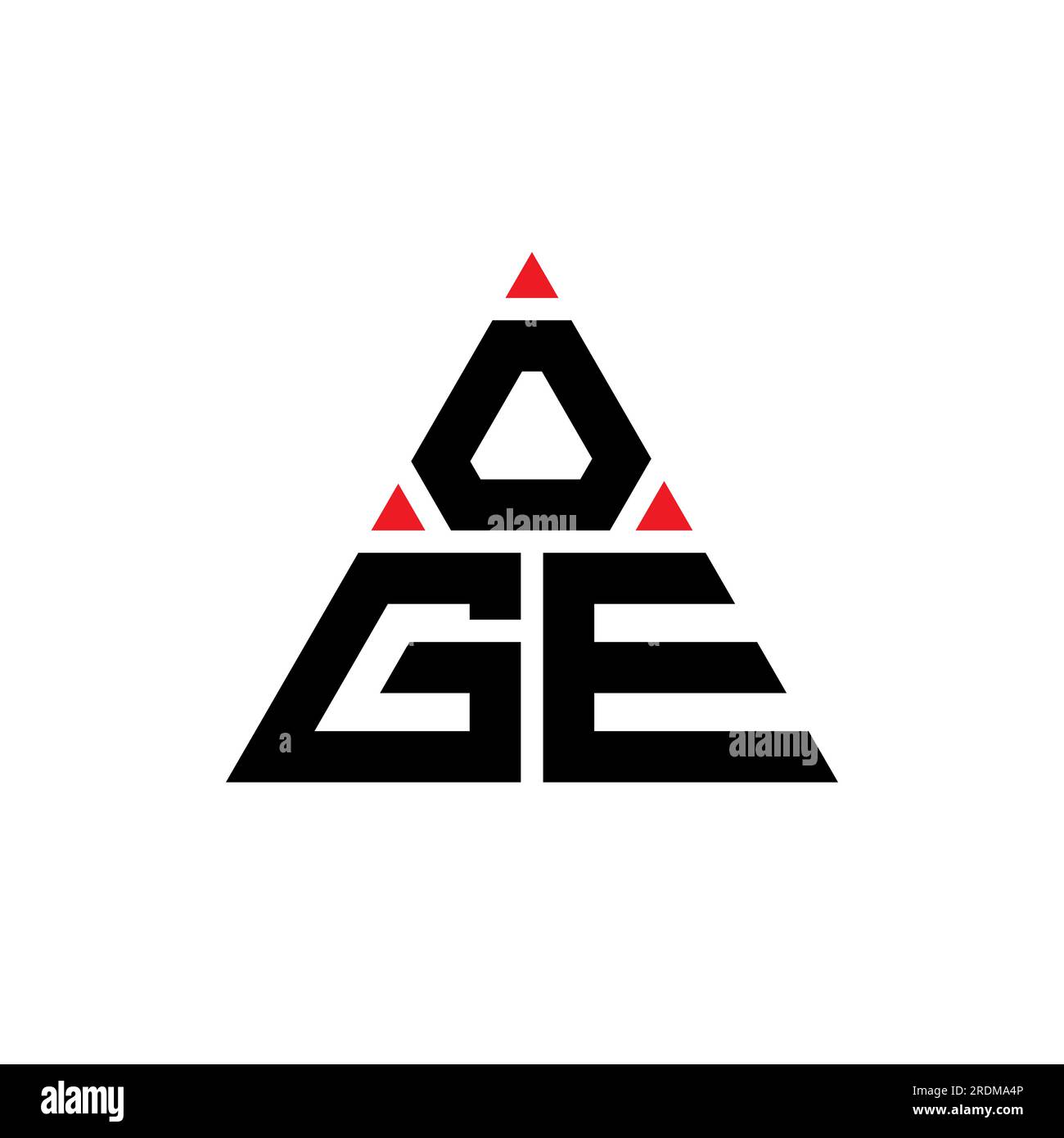 Oge Triangle Letter Logo Design With Triangle Shape Oge Triangle Logo Design Monogram Oge