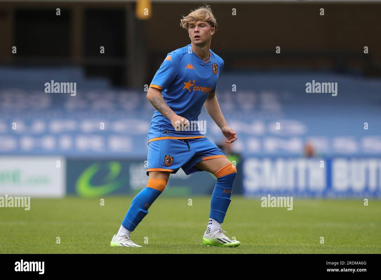 Harry Vaughan #14 of Hull City during the Pre-season friendly match ...