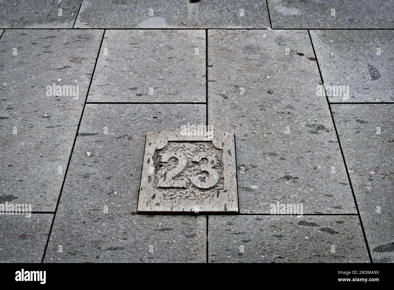 Number 23, twenty-three, natural stone background Stock Photo - Alamy