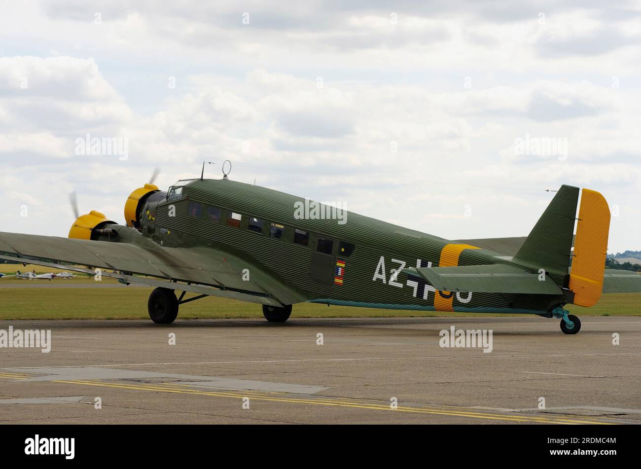 Junkers 52, F-AZJU, Duxford Air Display, Cambridgeshire, England Stock ...