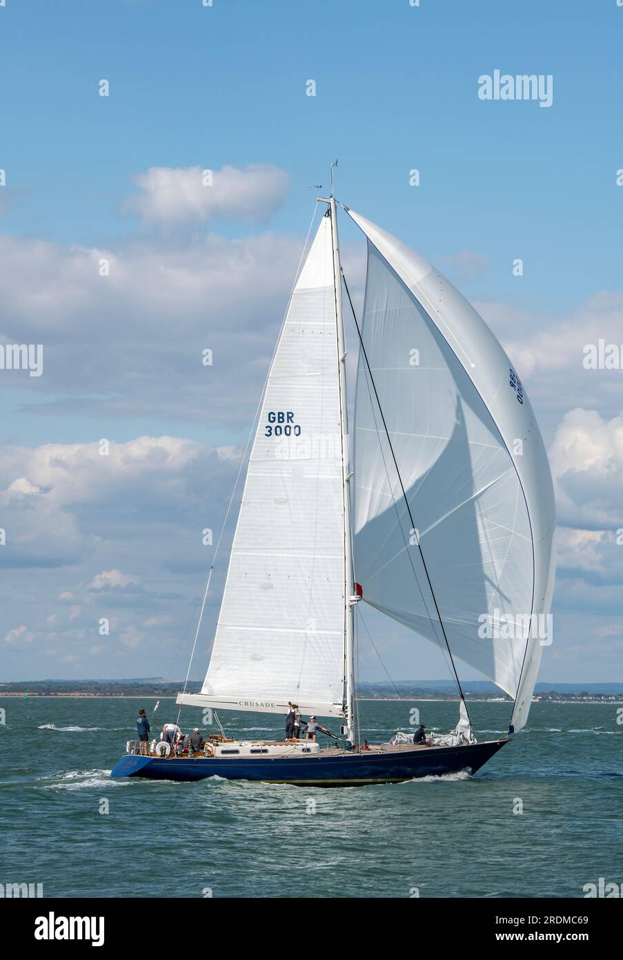 alan gurney CRUSADE. GBR3000. classic yacht. souters, cowes, isle of ...
