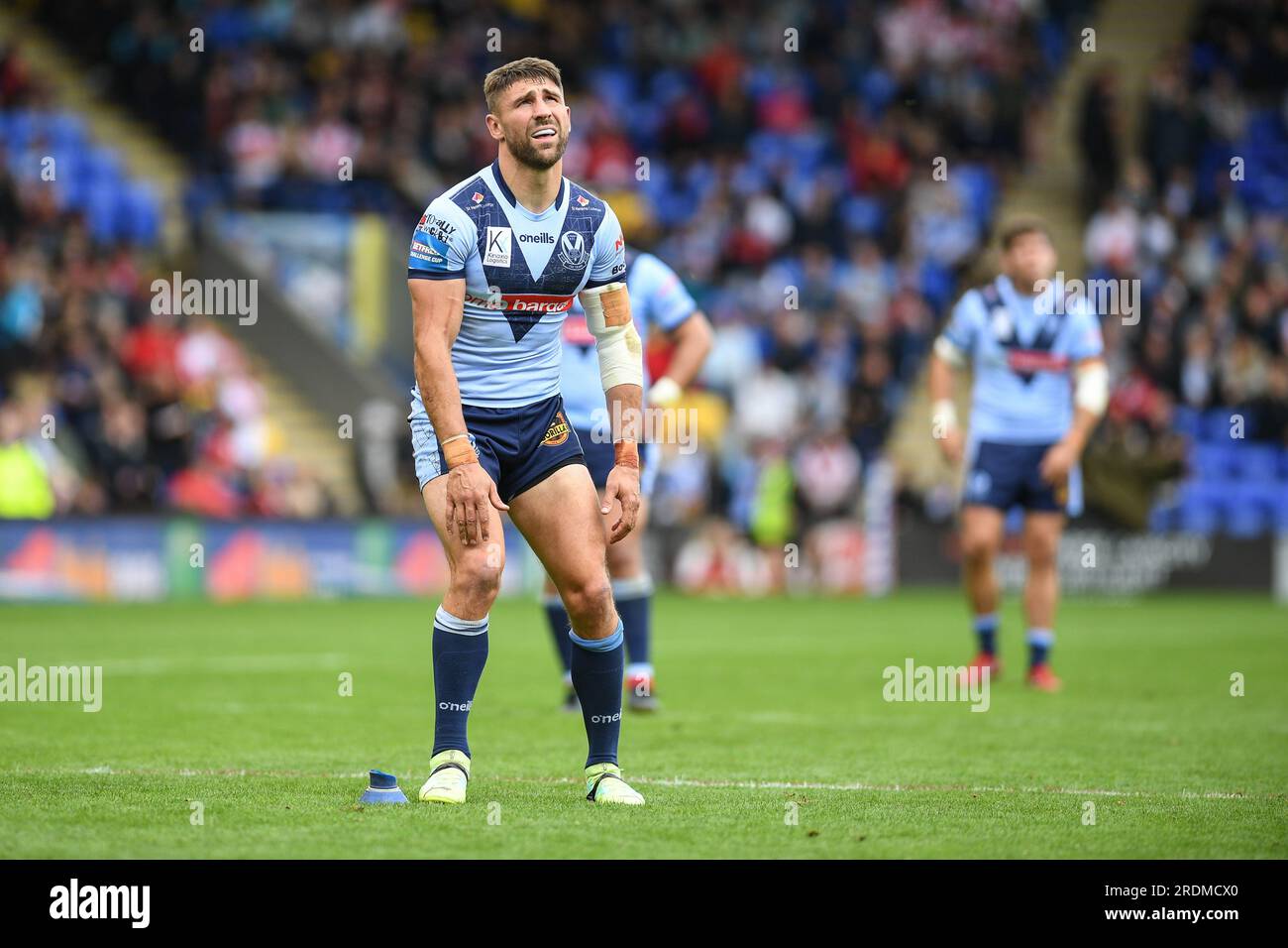 Warrington, England - 22nd July 2023 - Tommy Makinson of St Helens ...