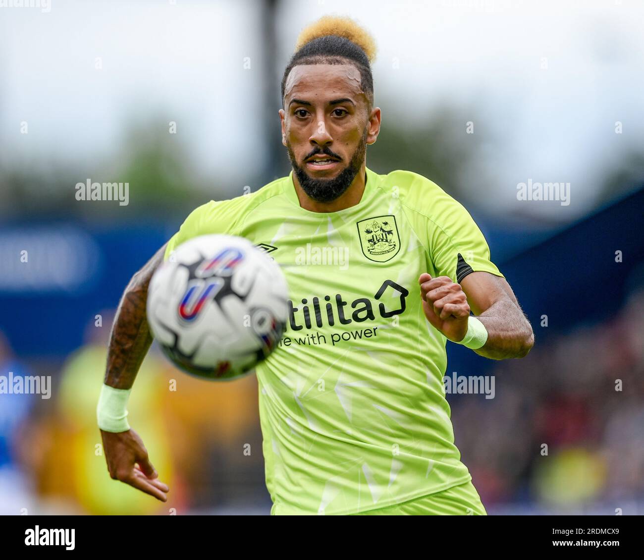 Sorba Thomas #14 of Huddersfield Town during the Pre-season friendly ...