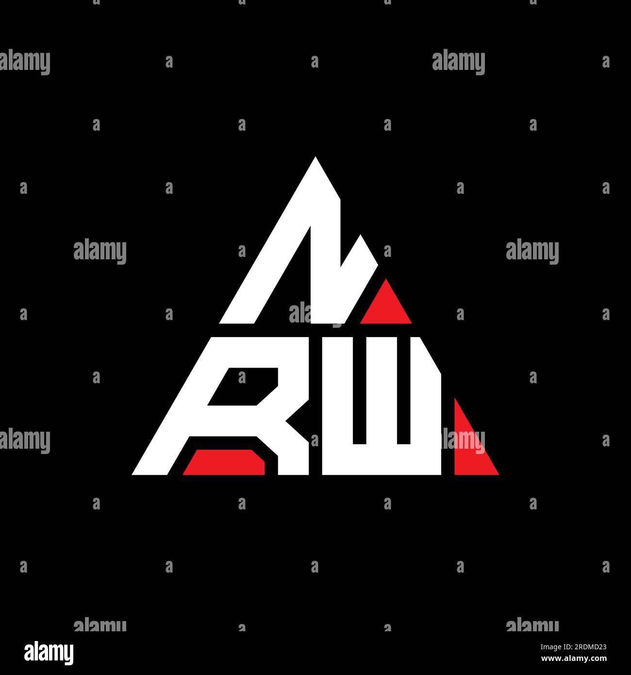 Nrw logo design Stock Vector Images - Alamy