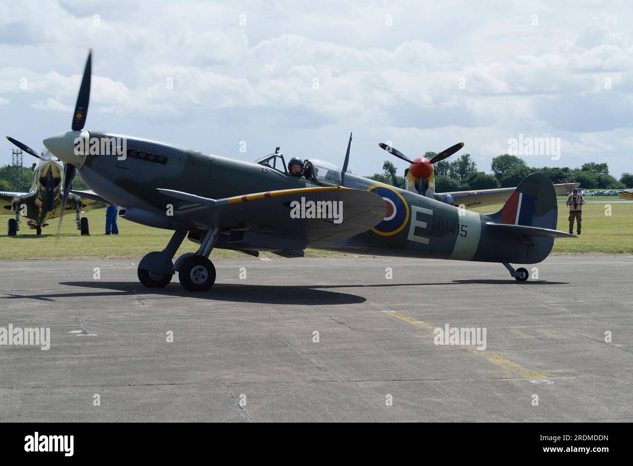 Vickers Supermarine, Spitfire IX, MH415, G-AVDJ, Flying Legends, 2023 ...