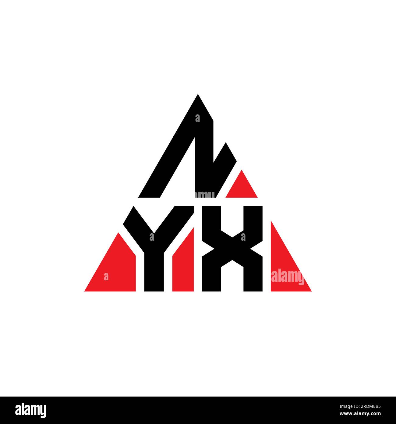 NYX triangle letter logo design with triangle shape. NYX triangle logo ...