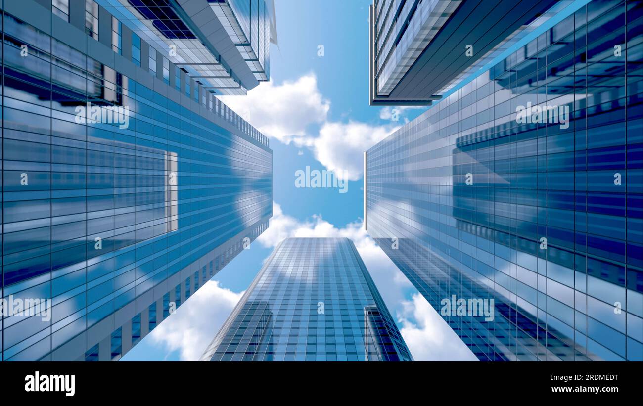 Modern tall commercial buildings hi-res stock photography and images ...