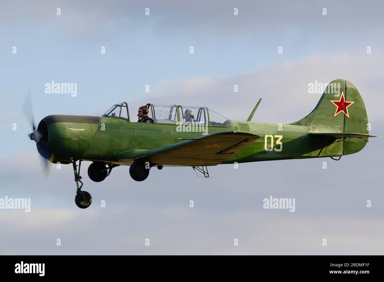 Yakovlev Yak-18, Great Yorkshire Air Show, Church Fenton, Leeds Stock ...