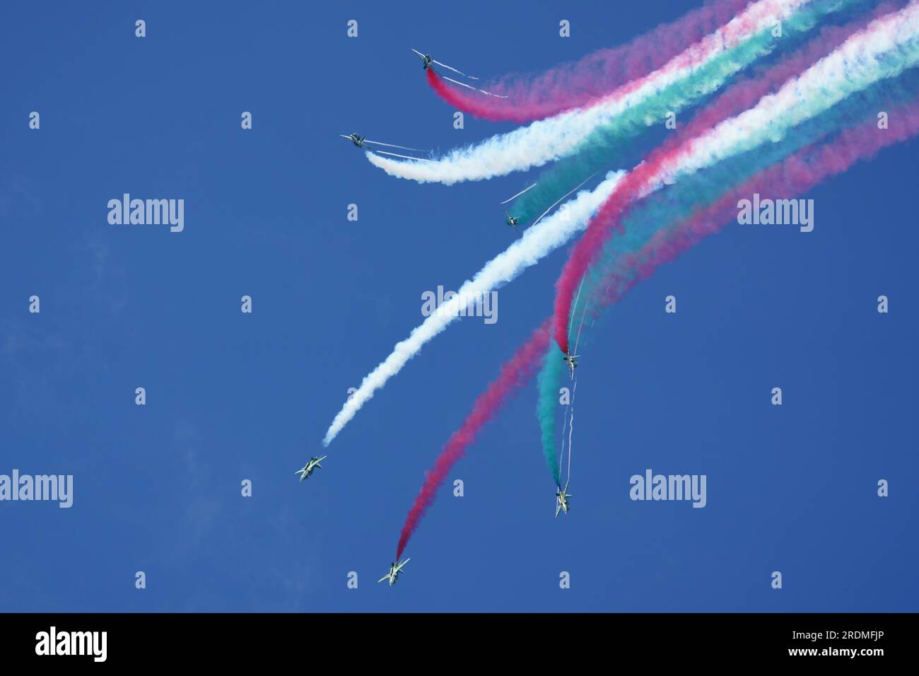 ROYAL SAUDI AIR FORCE SAUDI HAWKS DISPLAY TEAM display at the Royal ...