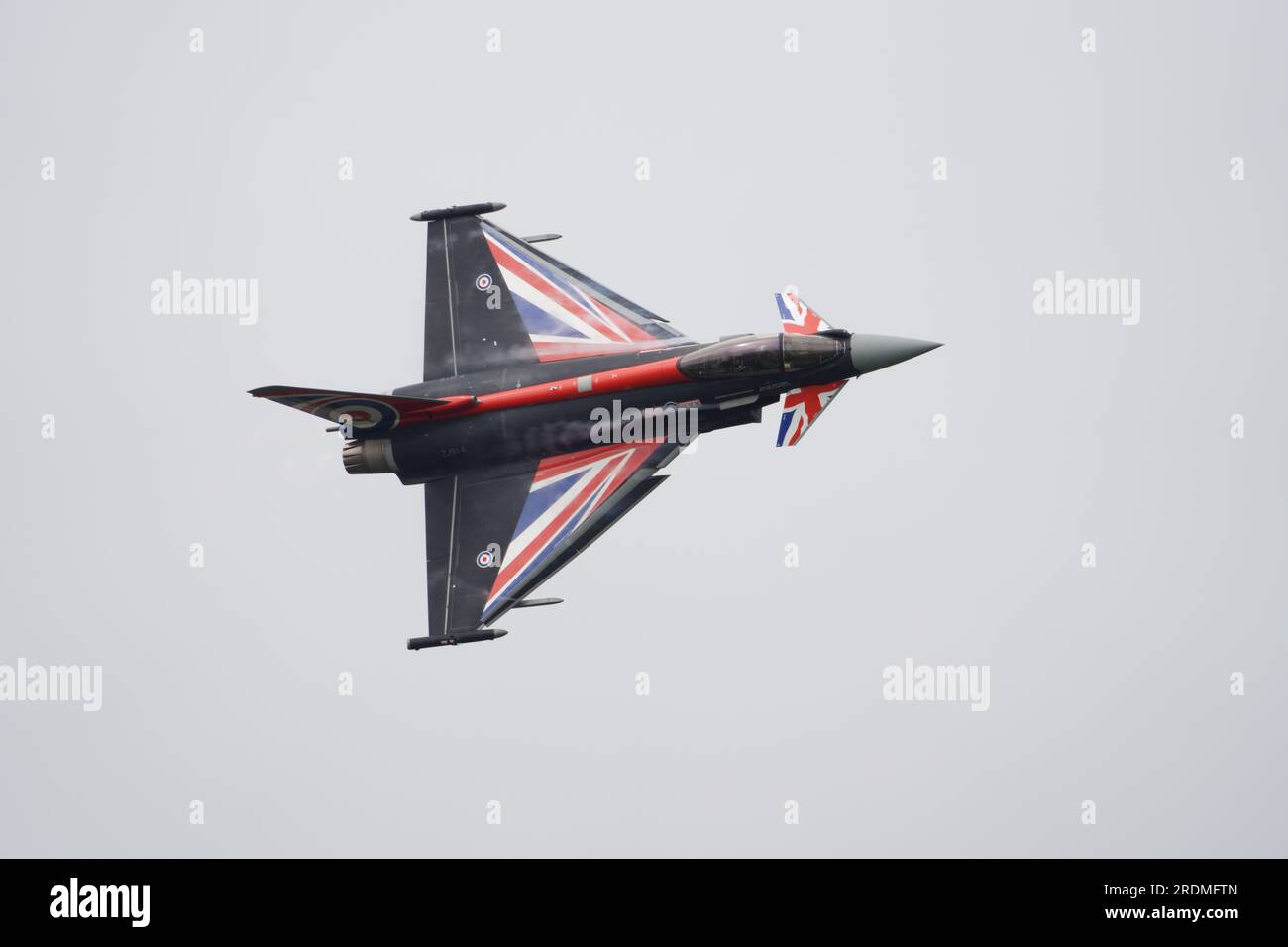 RAF EUROFIGHTER TYPHOON FGR4 performs at the Royal International Air ...