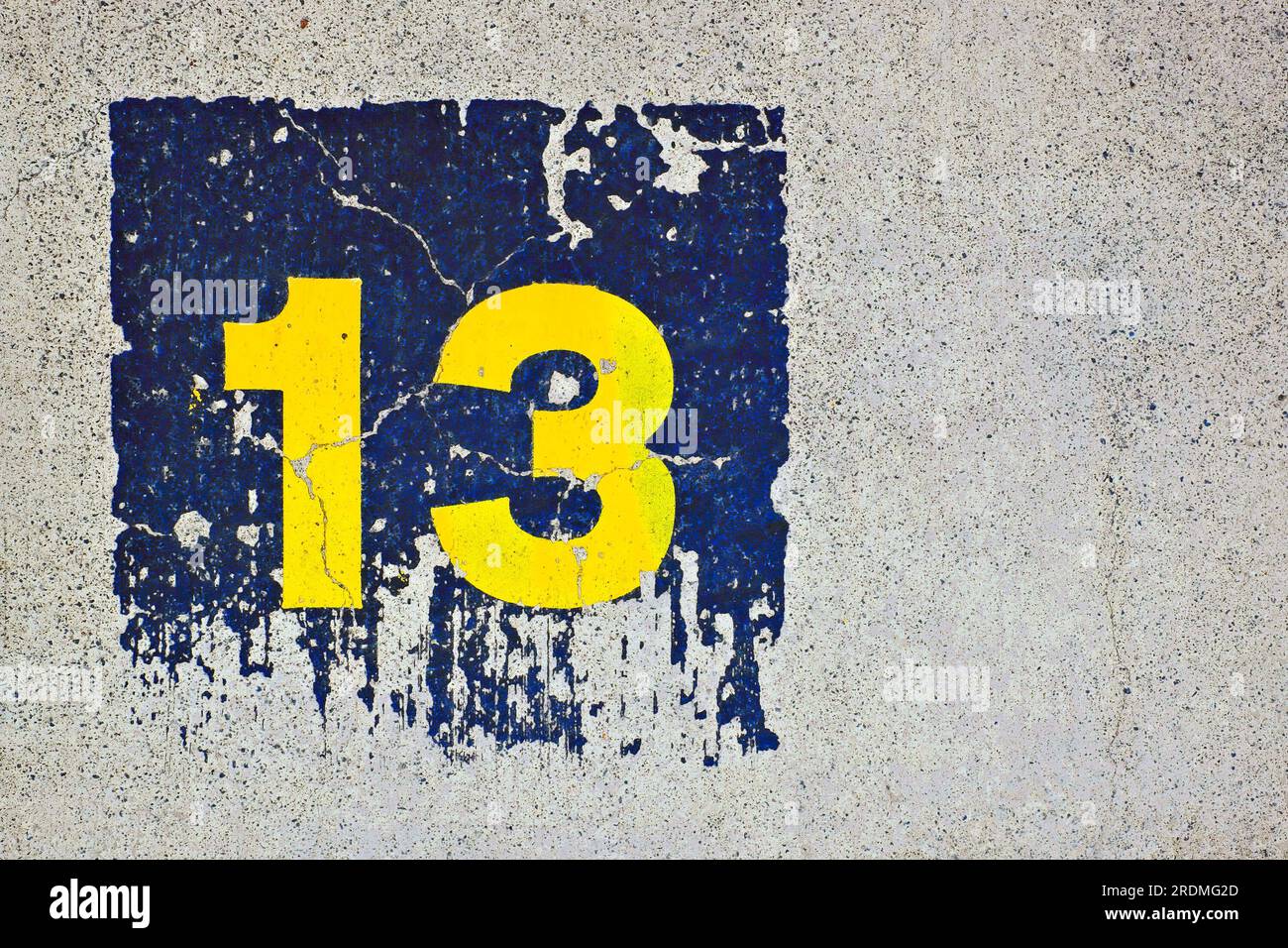 Number 13 thirteen hi-res stock photography and images - Alamy