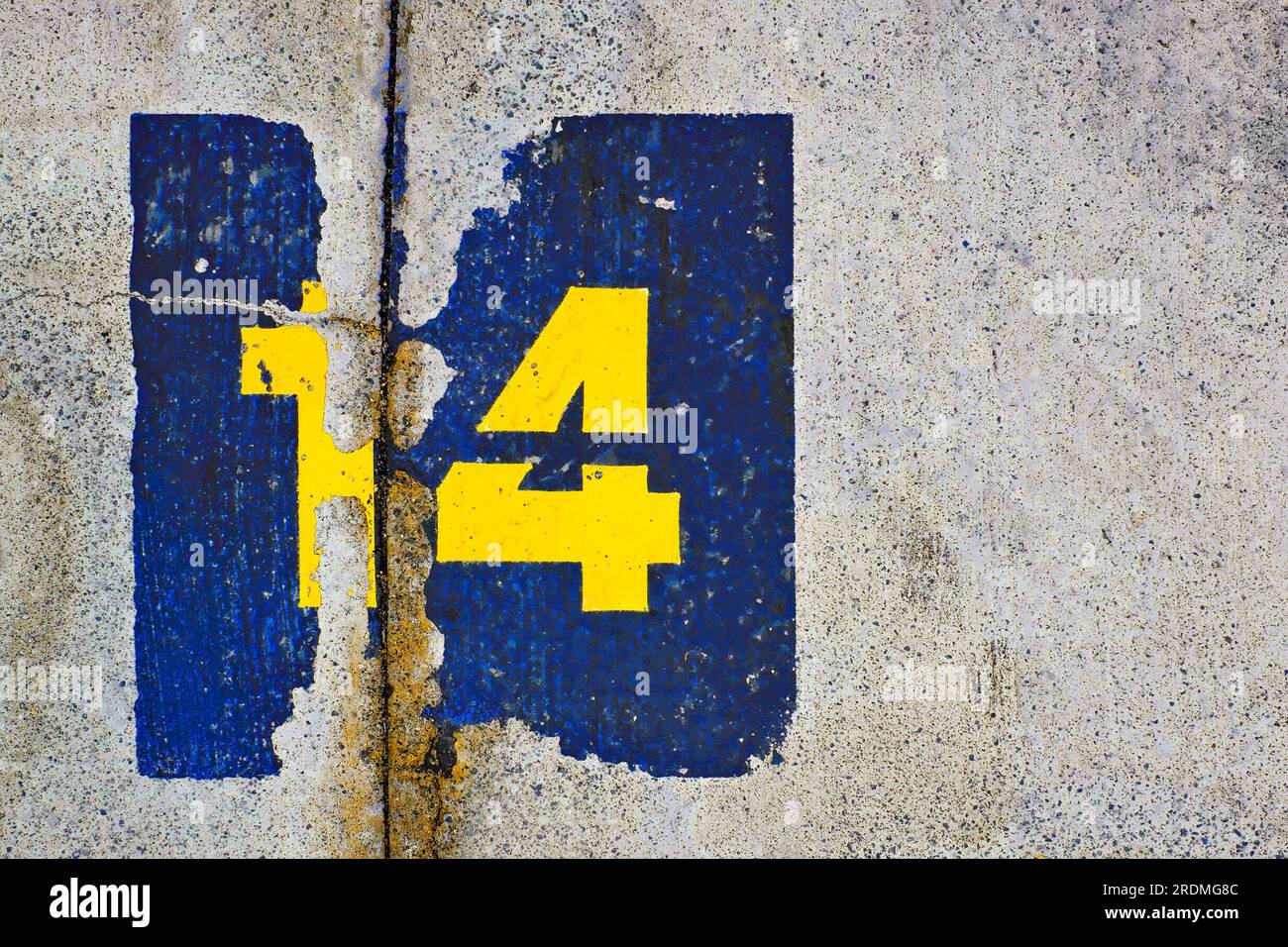 Numeral 14 fourteen isolated on hi-res stock photography and images - Alamy