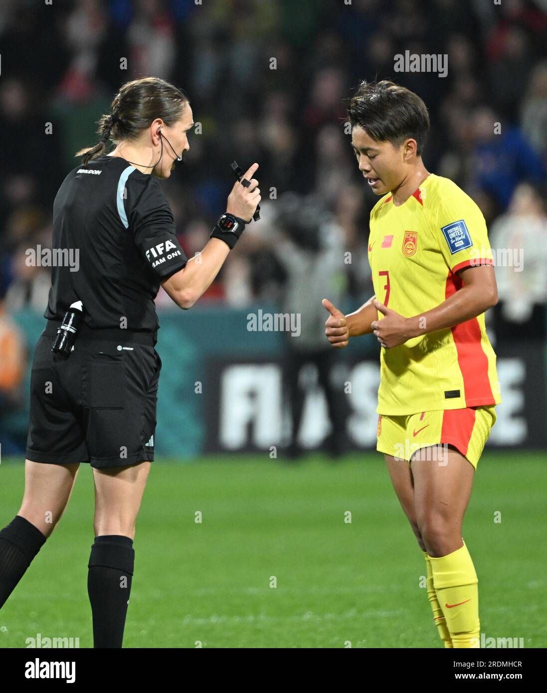 Perth, Australia. 22nd July, 2023. Wang Shuang (R) of China ...