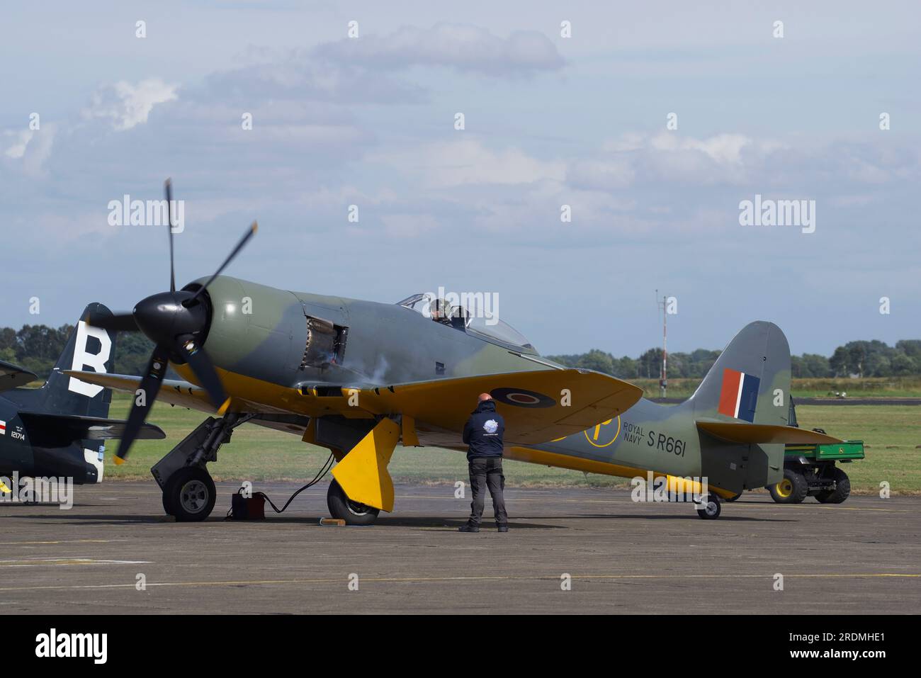 Hawker Fury Mk II, SR611, G-CBEL, Flying Legends 2023, Church Fenton ...