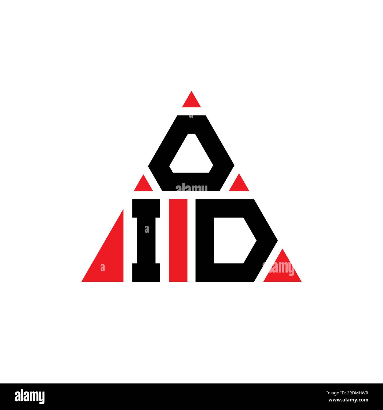 OID triangle letter logo design with triangle shape. OID triangle logo ...