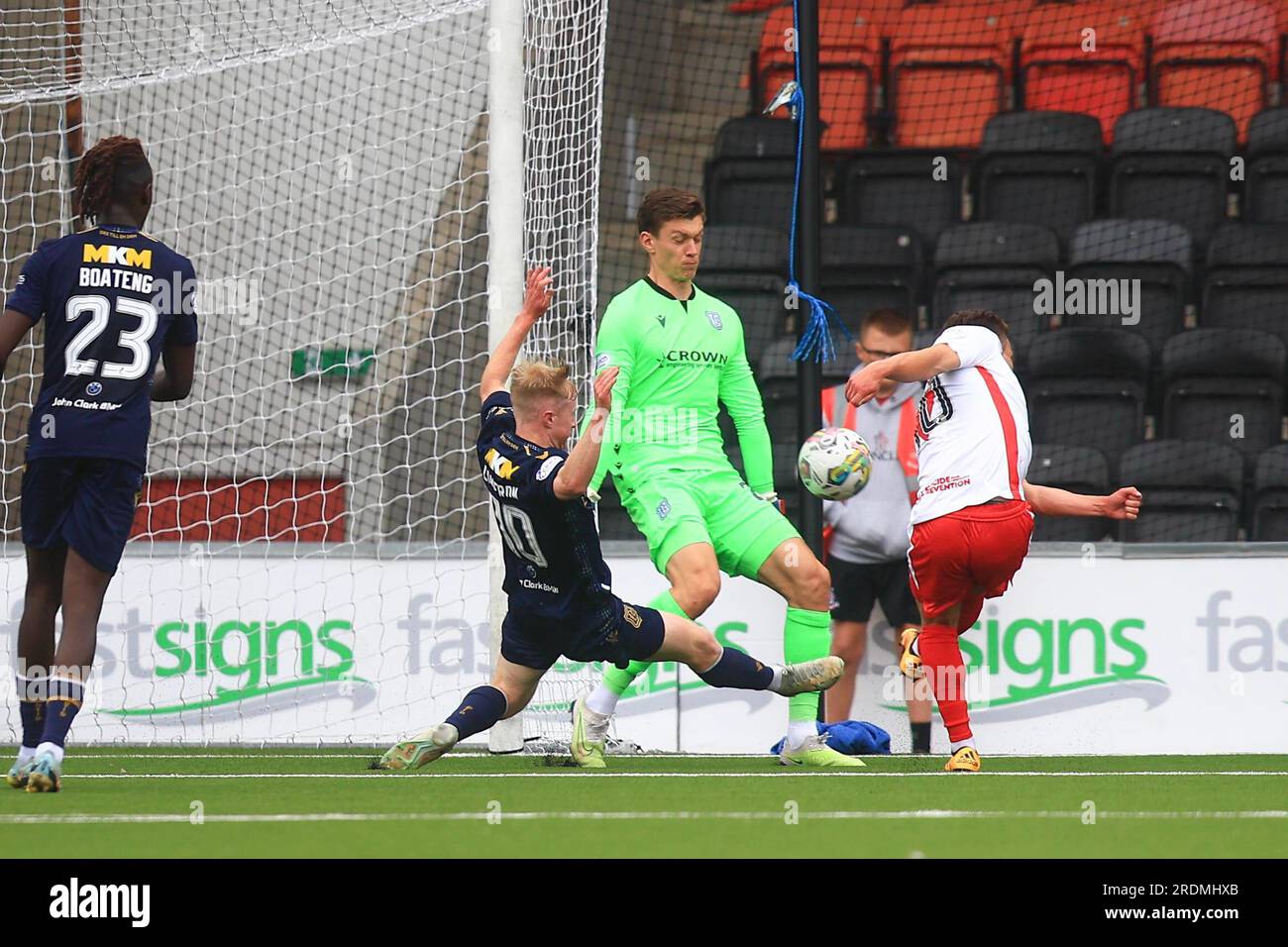 Airdrie, North Lanarkshire, UK. 22nd July 2023; Excelsior Stadium ...