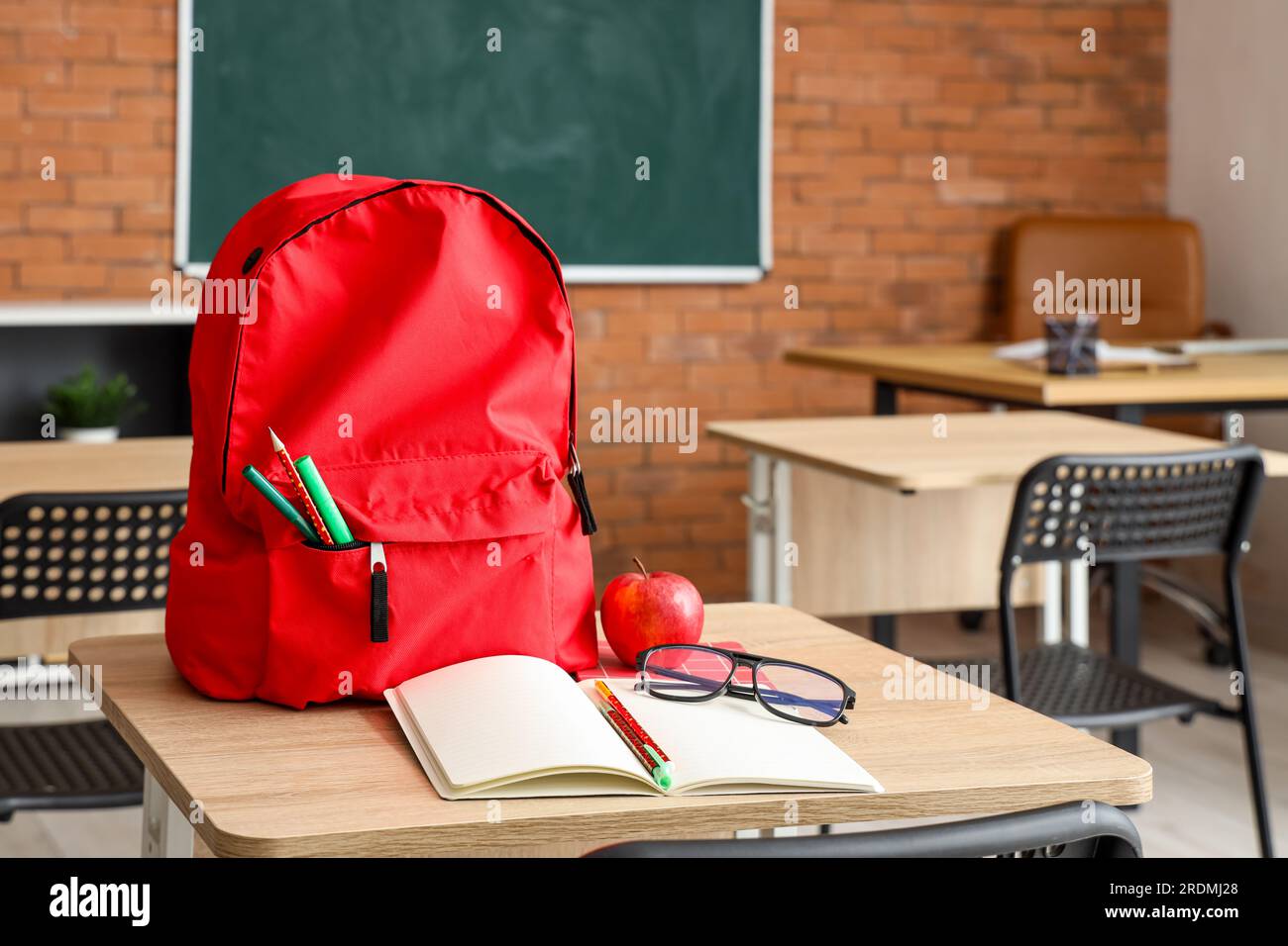 Backpack fresh red apple hi-res stock photography and images - Alamy
