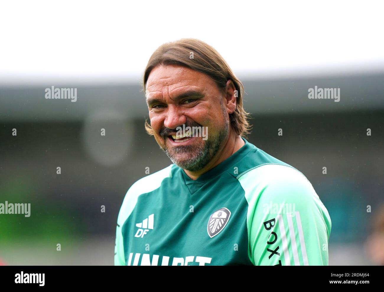 Leeds United manager Daniel Farke ahead of the pre-season friendly ...